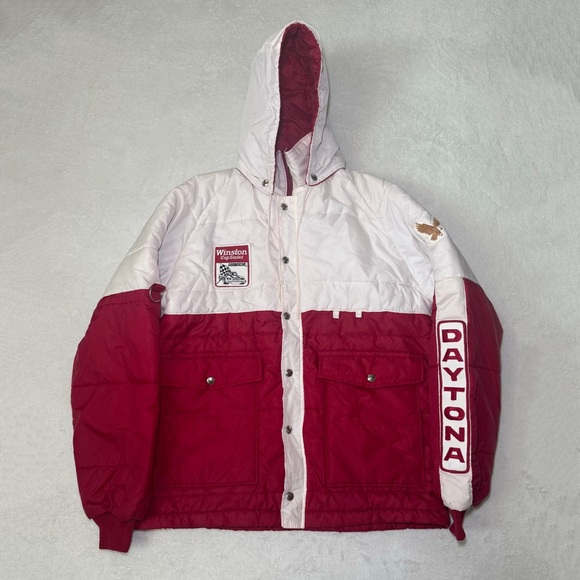 Nascar | Jackets & Coats | Vintage 8s Nascar Racing Puffer Daytona 500 ...